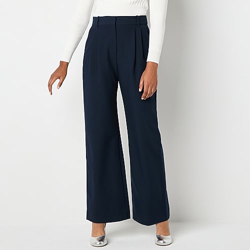 Click here for by&by Womens Juniors Wide Leg High Rise Trouser  1... prices