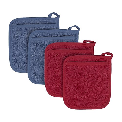 Click here for Ritz Terry Cloth 4-pc. Pocket Mitt Holder Set  One... prices