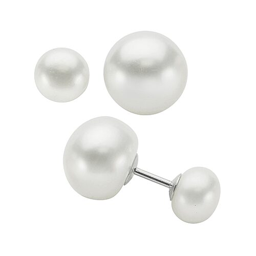 Click here for Cultured Freshwater Pearl Front-to-Back Earrings... prices