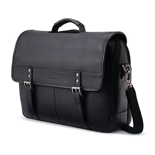 Click here for Samsonite Classic Leather Messenger Bag  One Size... prices