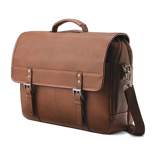 Click here for Samsonite Classic Leather Messenger Bag  One Size... prices