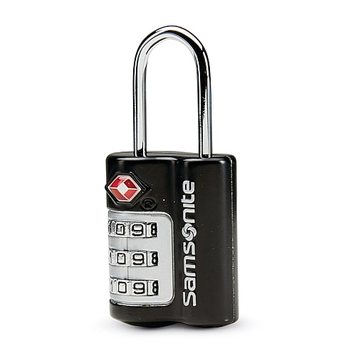 Samsonite 3 Dial Combo Lock - Black