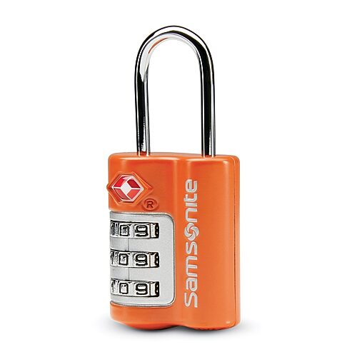 Samsonite 3 Dial Travel Sentry Combo  One Size  Orange