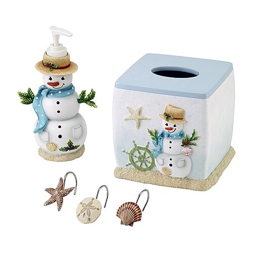 Click here for Avanti Coastal Snowman Resin Soap/Lotion Dispenser... prices