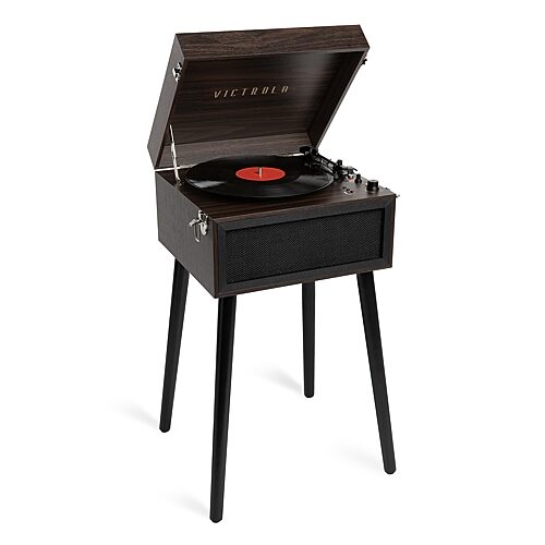 Victrola Liberty Bluetooth Record Player with Stand - Espresso