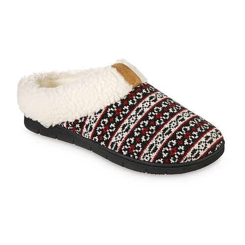 Click here for Isotoner Womens Clog Slippers  6-7  Black prices