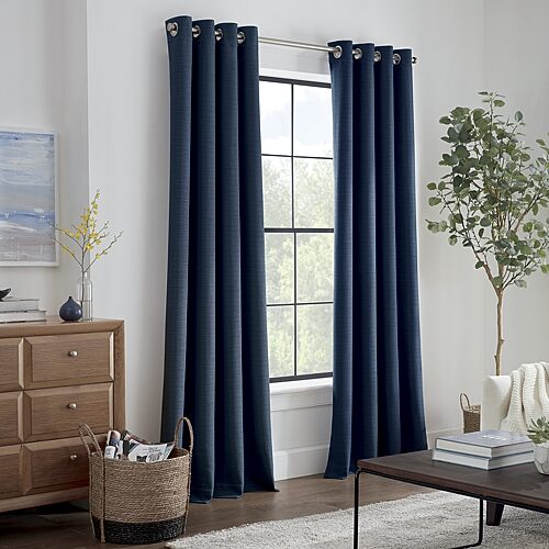 Click here for Linden Street Gwen Basketweave Grommet Top Light-F... prices