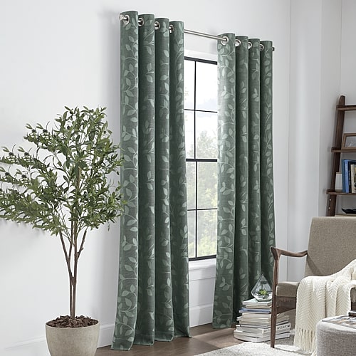 Click here for Linden Street Gwen Leaf Grommet Top Light-Filterin... prices