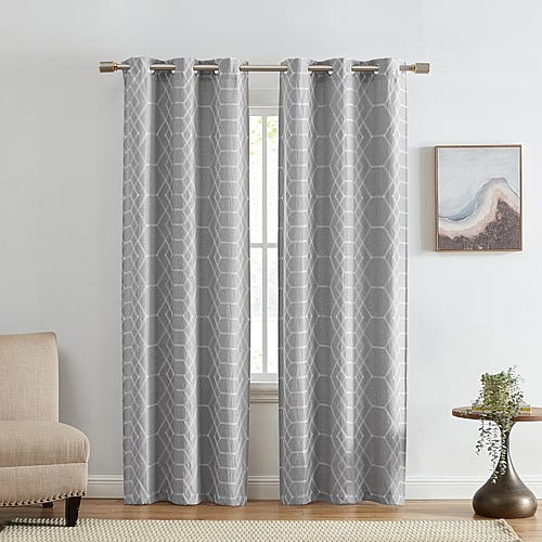 Click here for Elrene Home Fashions Kendal Geometric Embroidered... prices