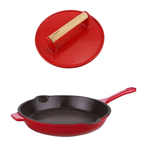 Click here for BergHOFF Neo 2pc Cast Iron 10 Fry Pan with Steak P... prices