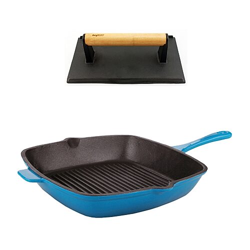 Click here for BergHOFF Neo 2pc Cast Iron 11 Grill Pan with Steak... prices