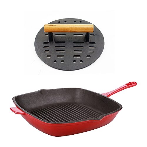 Click here for BergHOFF Neo 2pc Cast Iron 11 Grill Pan with Slott... prices