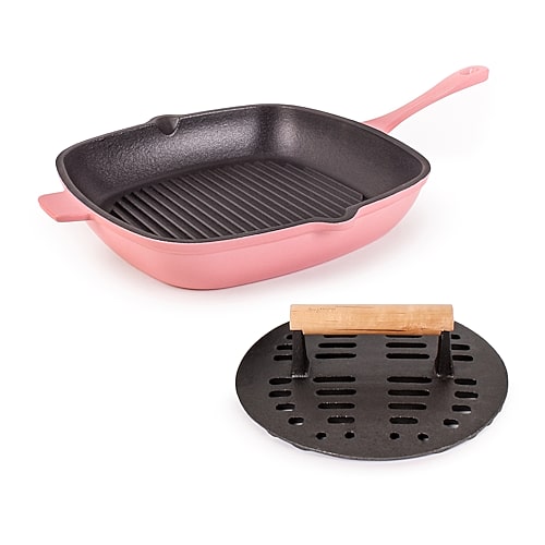 Click here for BergHOFF Neo Cast Iron Grill Pan and Slotted Steak... prices