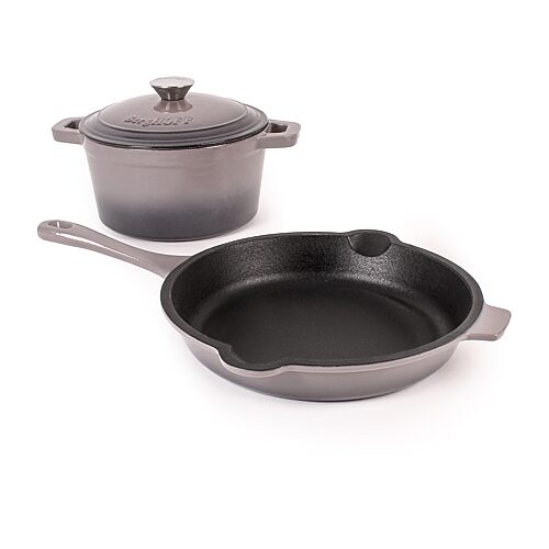 Click here for BergHOFF Neo 3pc Cast Iron Cookware Set  Fry Pan &... prices