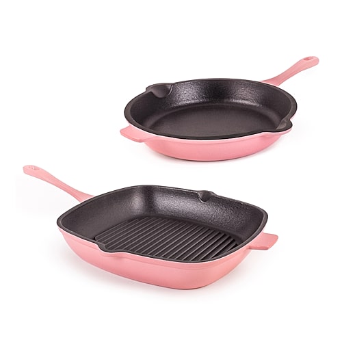 Click here for BergHOFF Neo 2pc Cast Iron 10 Fry Pan & 11 Grill P... prices