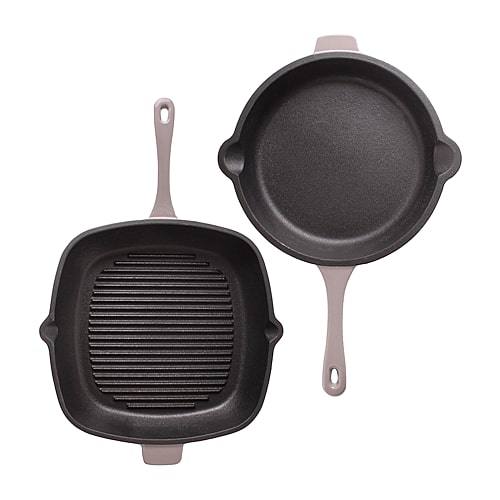 Click here for BergHOFF Neo 2pc Cast Iron 10 Fry Pan & 11 Grill P... prices
