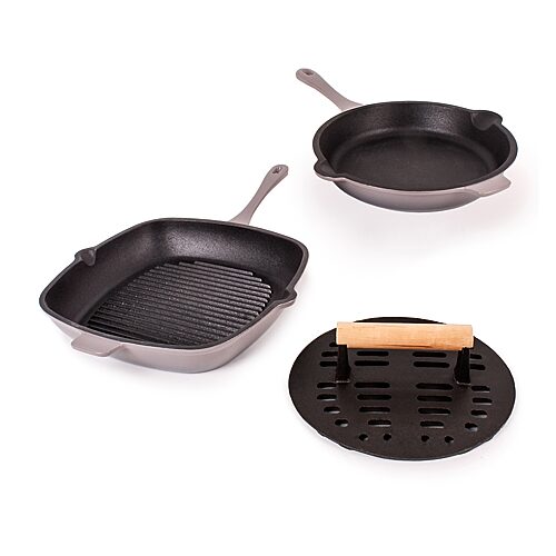 Click here for BergHOFF Neo Cast Iron 3-pc. Grill Pan and Slotted... prices