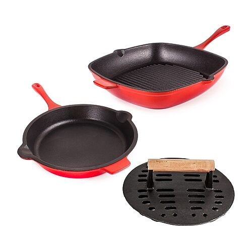 Click here for BergHOFF Neo Cast Iron 3-pc. Grill Pan and Slotted... prices