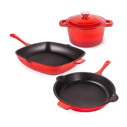 Click here for BergHOFF Neo 4pc Cast Iron Cookware Set  Fry Pan... prices