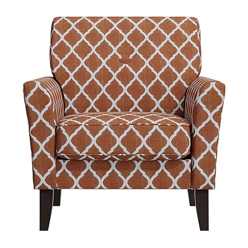 Click here for Alex Transitional Flared Arm Accent Chair in Trell... prices