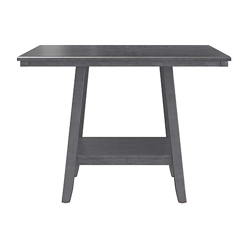 Click here for Bilbao Square Wood-Top Dining Table  One Size  Gra... prices