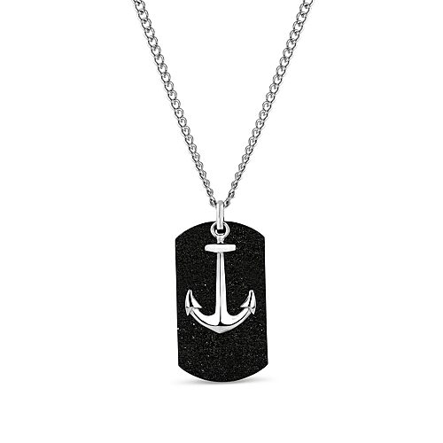 Click here for Mens Stainless Steel Dog Tag 24 Inch Pendant Neckl... prices