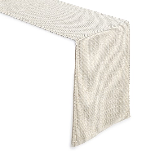 Click here for Homewear Homespun Table Runner  One Size  White prices