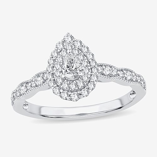 Click here for Womens 1/2 CT. T.W. Natural White Diamond 10K Gold... prices