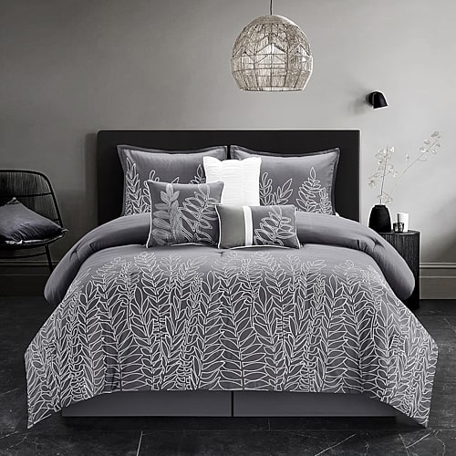 Click here for Stratford Park Carine 7pc Midweight Comforter Set... prices