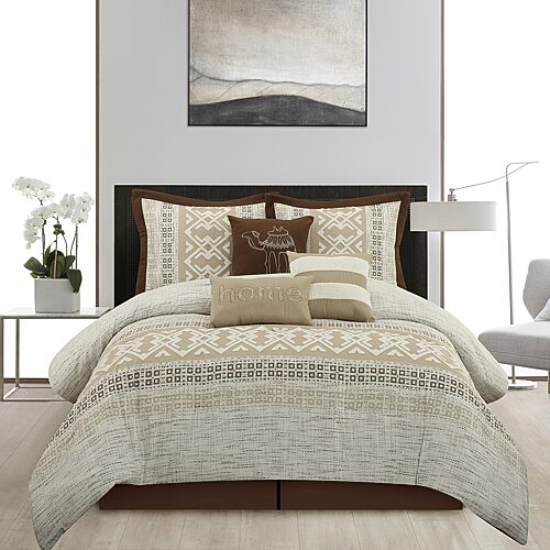 Click here for Stratford Park Bailey 7pc Midweight Comforter Set... prices
