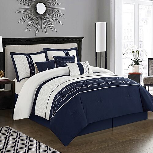 Click here for Stratford Park Kayden 7pc Midweight Comforter Set... prices