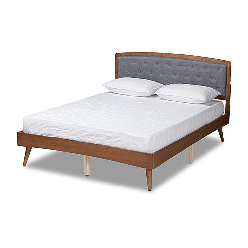 Click here for Ratana Upholstered Rectangle Bed  One Size  Gray prices