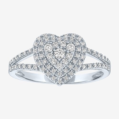 Click here for (G-H / Si2-I1) Womens 1/3 CT. T.W. Lab Grown White... prices