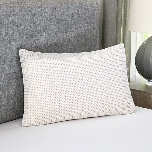 ProSleep Copper Infused Gel Memory Foam Cluster Pillow  Jumbo - White  Copper