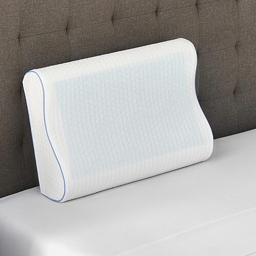 Click here for Bodipedic Home Gel Overlay Memory Foam Contour Pil... prices
