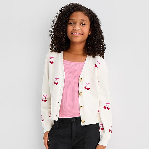 Click here for Thereabouts Little & Big Kid Girls Long Sleeve But... prices
