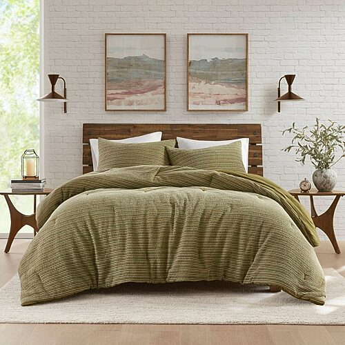 Click here for Woolrich Lyon Waffle Washed 3-Pc. Comforter Set  K... prices