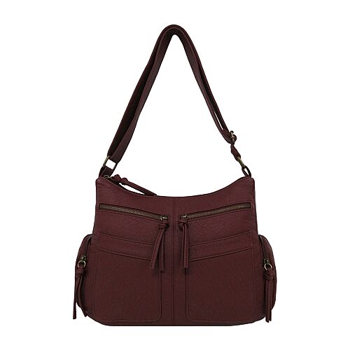 Click here for Bueno of California Top Zip Large Crossbody Bag  O... prices