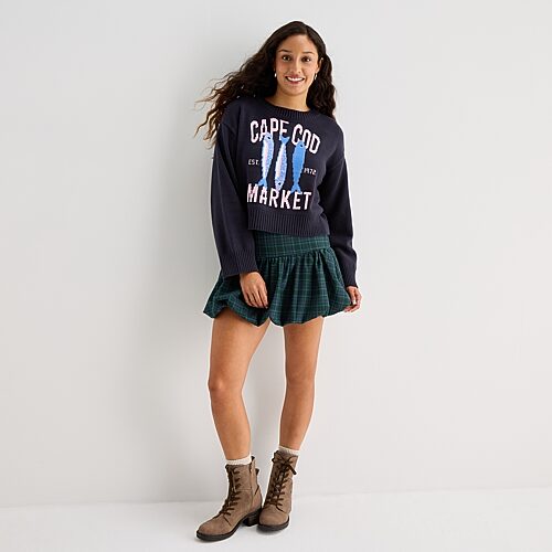 Click here for Arizona Bubble Womens Juniors Mid Rise A-Line Skir... prices