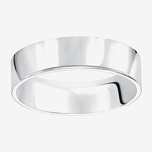Click here for Mens 6MM 14K Gold Wedding Band  9 1/2  White prices