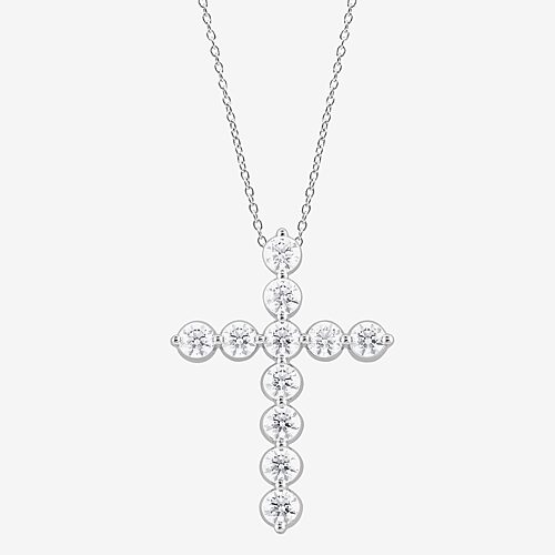 Click here for Cross (F/Si2) Womens 2 CT. T.W. Lab Grown White Di... prices