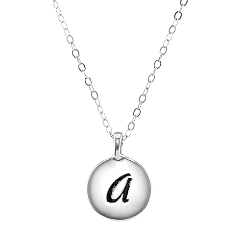 Click here for Personalized Sterling Silver Engraved Initial Disc... prices