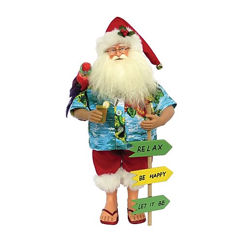 Click here for 15 Vacation Christmas Santa Figurine  One Size  Mu... prices
