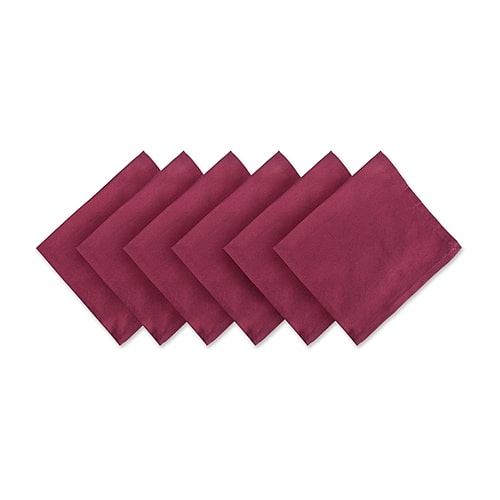 Click here for Napkin  Set of 6 - Medium Red prices
