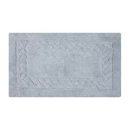 Click here for Knightsbridge Chain Bath Rug  One Size  Blue prices