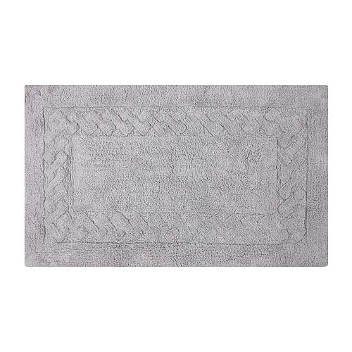Click here for Knightsbridge Chain Bath Rug  One Size  Silver prices