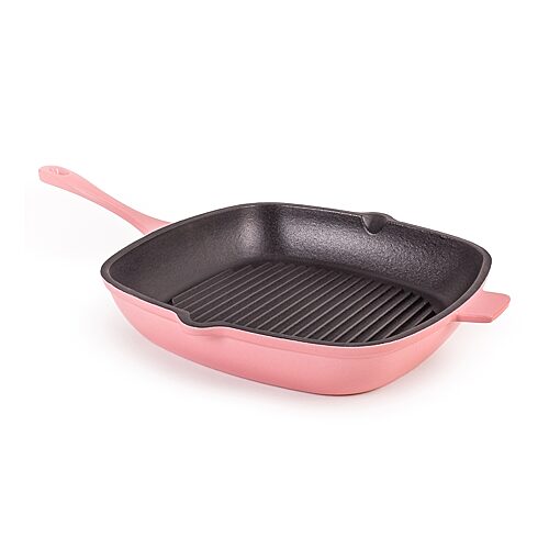 Click here for BergHOFF Neo 11 Cast Iron Square Grill Pan - Pink prices