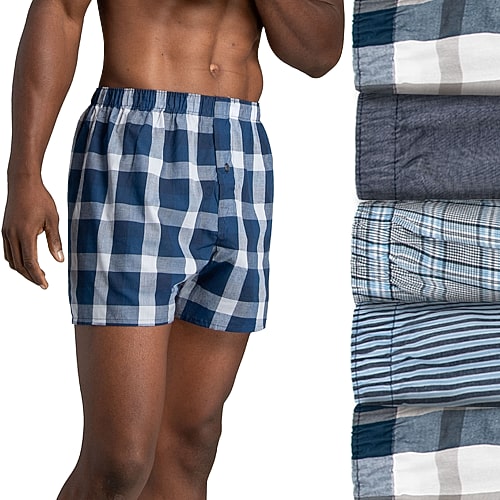 Click here for Fruit of the Loom Premium Mens 5 Pack Boxers Jcb5p... prices
