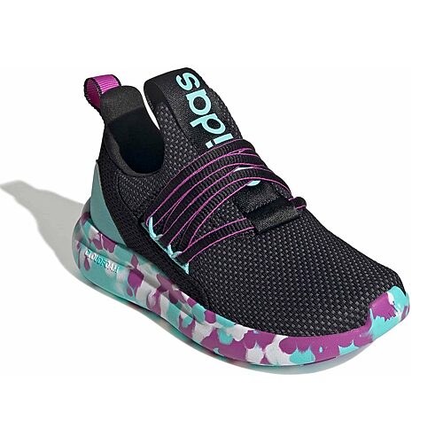 adidas Cloudfoam Lite Racer Adapt 7.0 Little & Big Kid Girls Running Shoes  11 Medium  Black