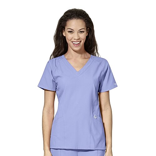 Click here for Wink W123 Stylized Womens Plus V Neck Short Sleeve... prices